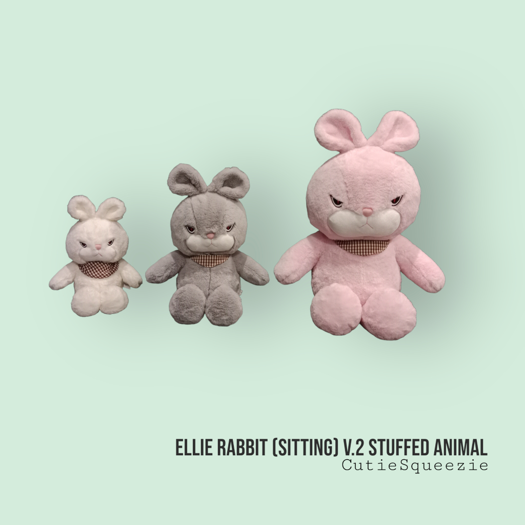 ตุ๊กตากระต่าย เอลลี่ (นั่ง) V.2 Ellie Rabbit (Sitting) V.2 | Shopee ...