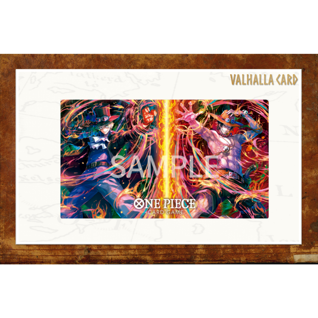 One Piece Card Game -GOODS OFFICIAL PLAYMAT Ace&Sabo- | Shopee Thailand