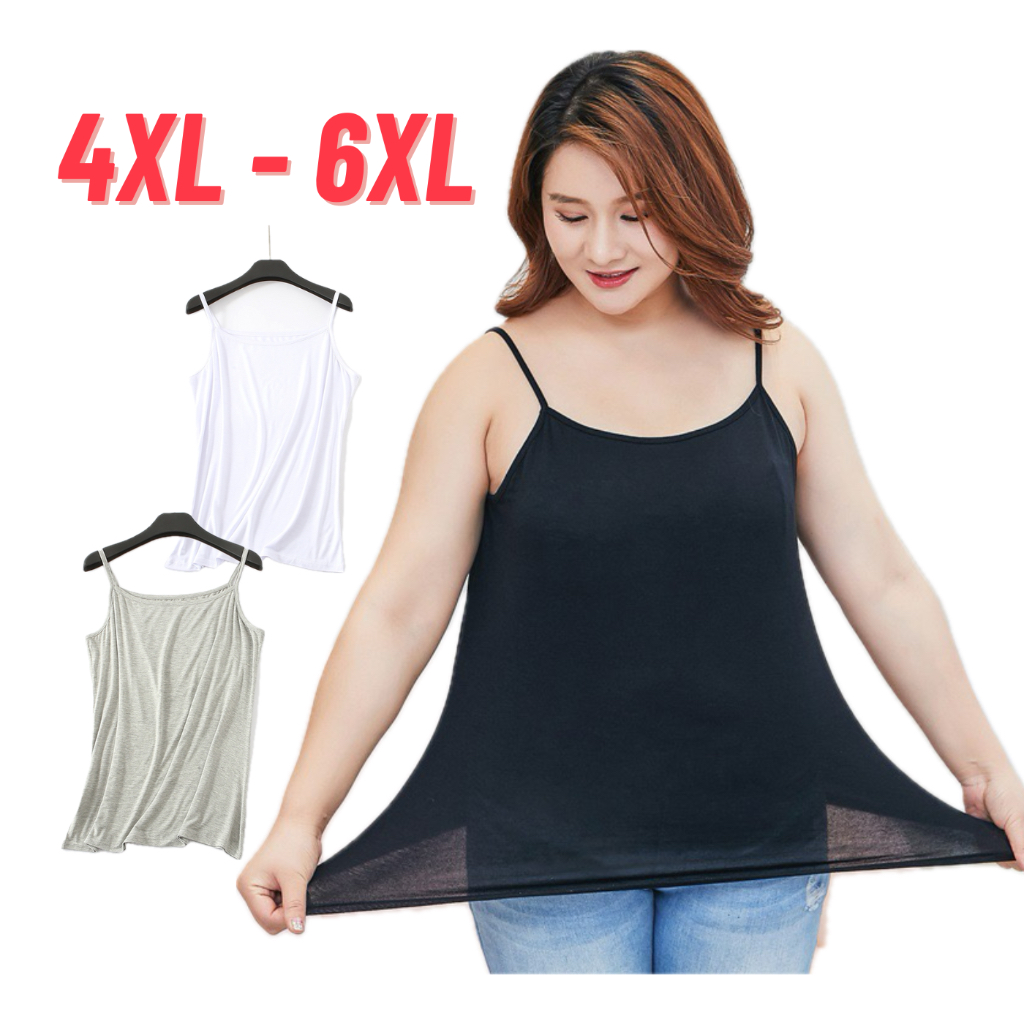 สายเดี่ยวสาวอวบไซส์ใหญ่ 4XL-6XL | Shopee Thailand