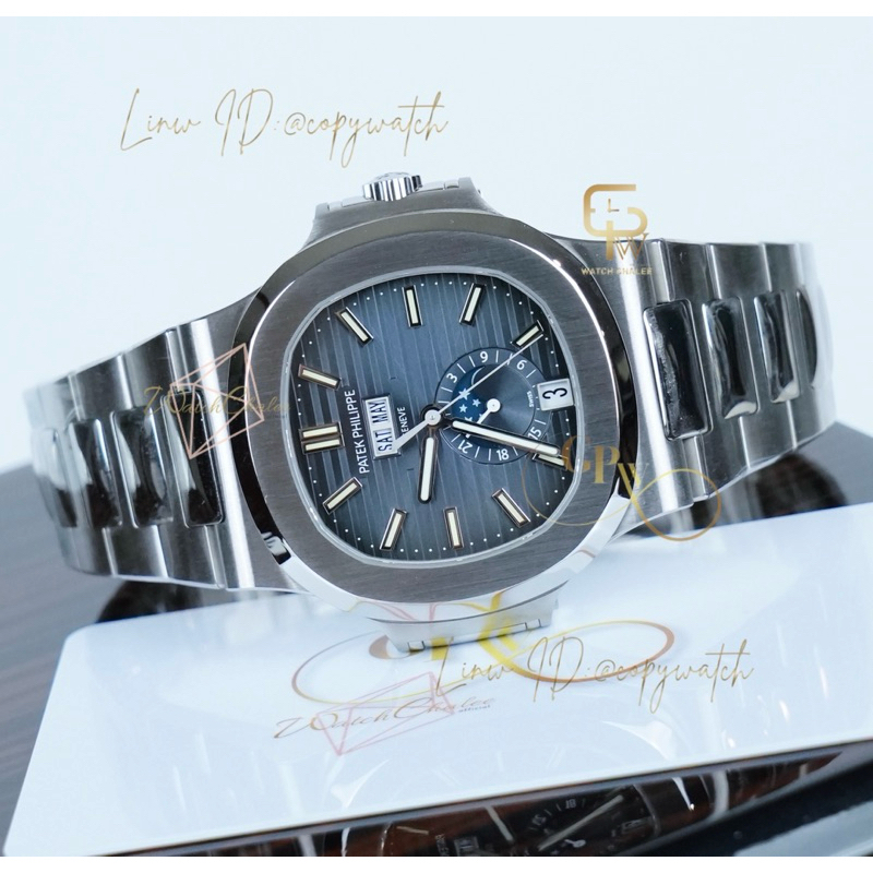 Patek Philippe Nautilus 5726 (Blue) Automatic swiss movement | Shopee ...