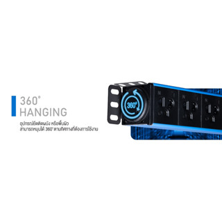 Glink Plug Rack รางปลั๊กไฟตู้ Rack 8 ช่อง สายยาว 2 เมตร รุ่น PDU09B ...