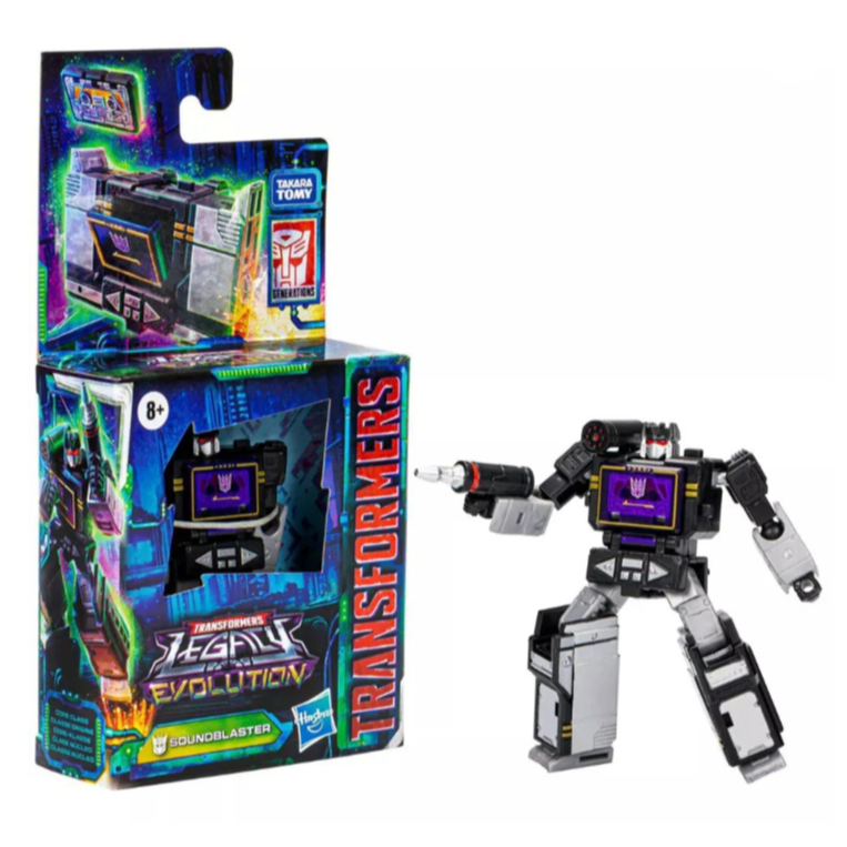 Transformers Legacy Evolution Core Soundblaster Converting Action ...