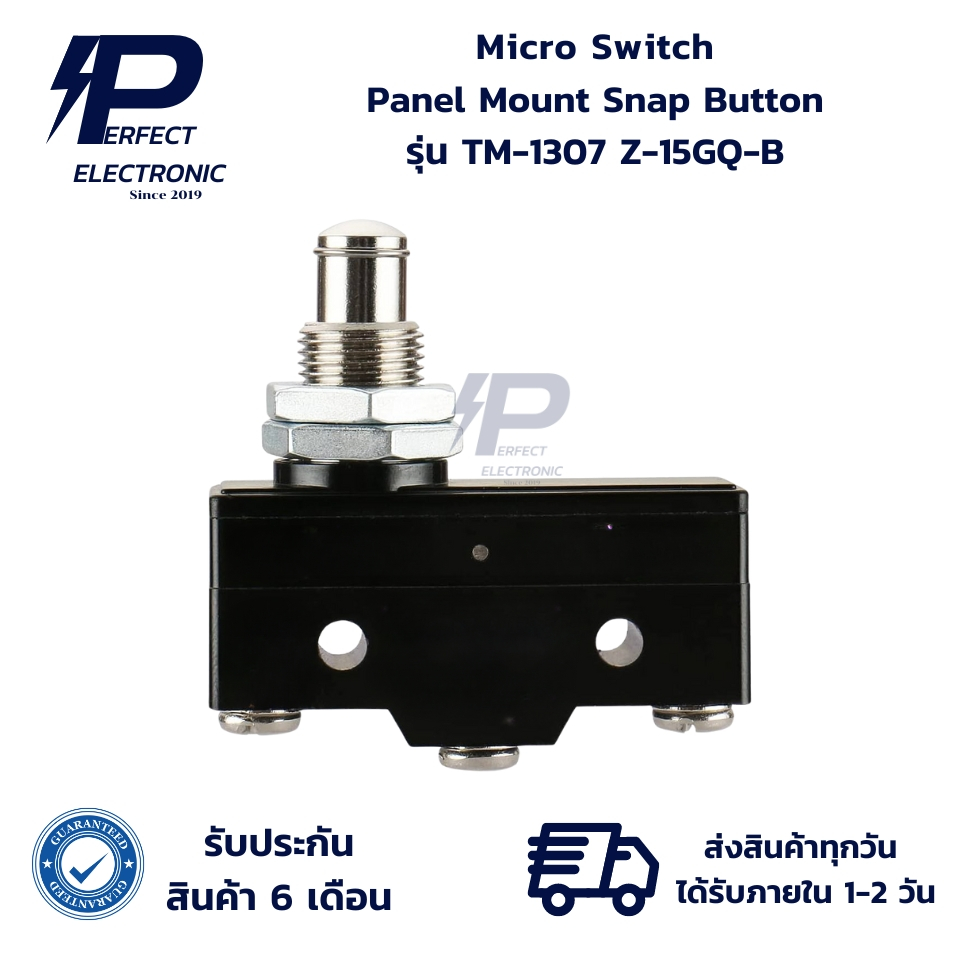 TM-1307 Z-15GQ-B Micro Switch สวิตช์ไมโครปุ่มสแนปที่แผงเมาท์ (รับประกันสินค้า 6 เดือน) มีสินค้า ...