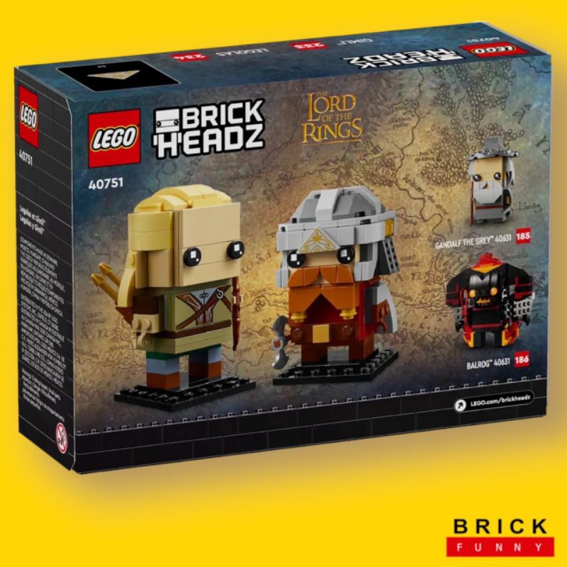 Lego BrickHeadz 40751 Legolas & Gimli™ เลโก้ ของใหม่ ของแท้ 100% สินค้า ...