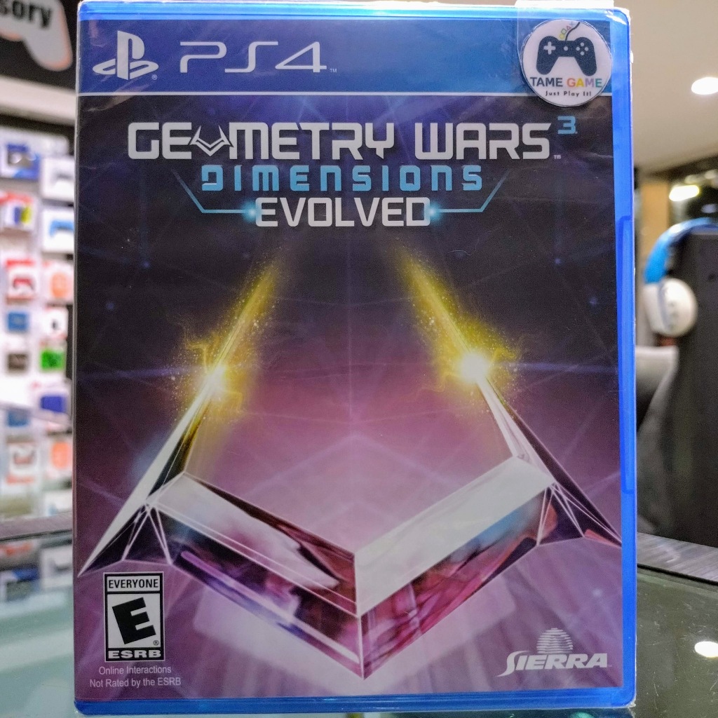 (ภาษาอังกฤษ) มือ1 Geometry Wars 3 Dimensions Evolved เกมPS4 แผ่นPS4 ...