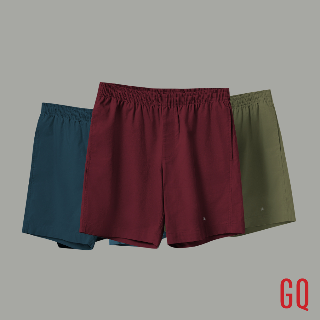[แพ็ก 3 ตัว] GQ Minimal Shorts™ กางเกงลำลองขาสั้น สไตล์มินิมอล | Shopee ...