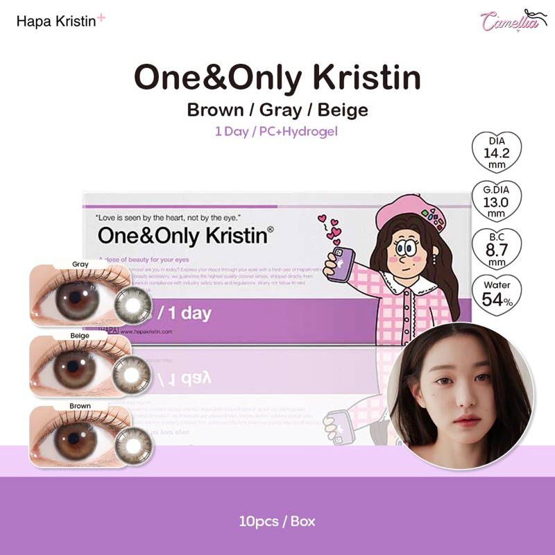 Hapa Kristin รุ่น One&Only Kristin 1 Day คอนแทคเลนส์แบบรายวัน 1 กล่องมี ...