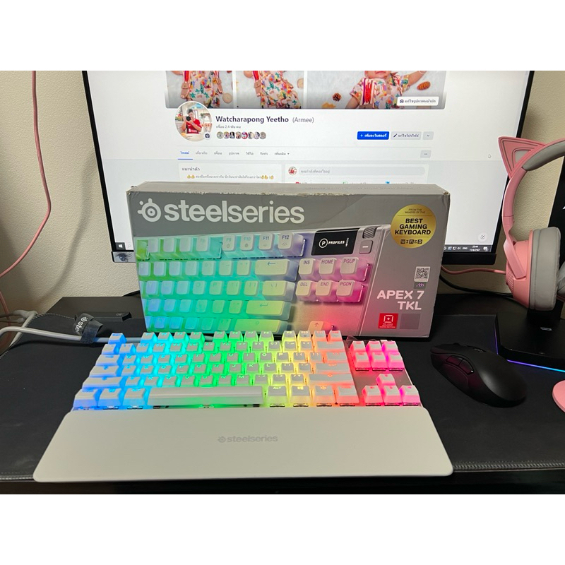 Steelseries Apex 7 TKL ghost edition | Shopee Thailand