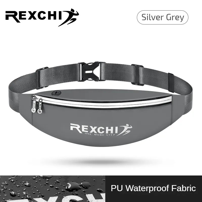 REXCHI Slim Running Belt, Water Resistant Waist Running Gear Fishing ...