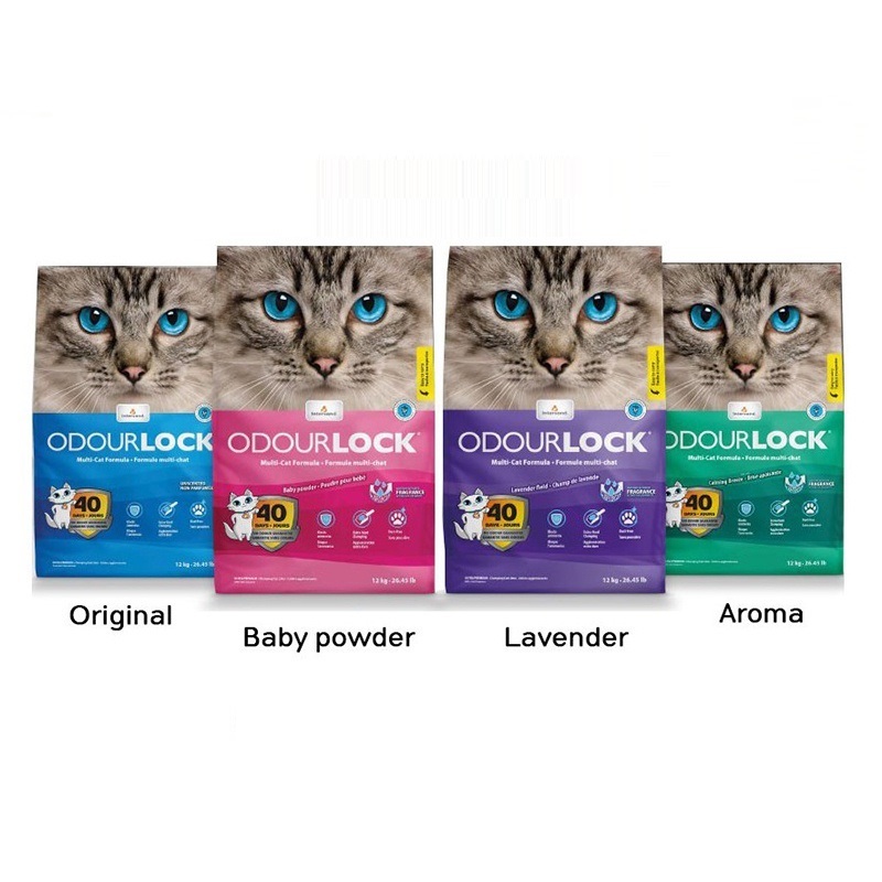 ODOUR LOCK Ultra Premium โอโดล็อค ทรายแมวหินภูเขาไฟอัลตราพรีเมี่ยม ขนาด ...