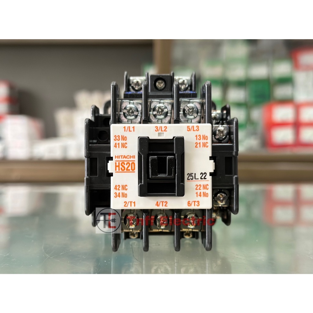Hitachi HS20 (คอยล์ 220V, 380V) แมกเนติก คอนแทคเตอร์ (1NO + 1NC) | Shopee Thailand