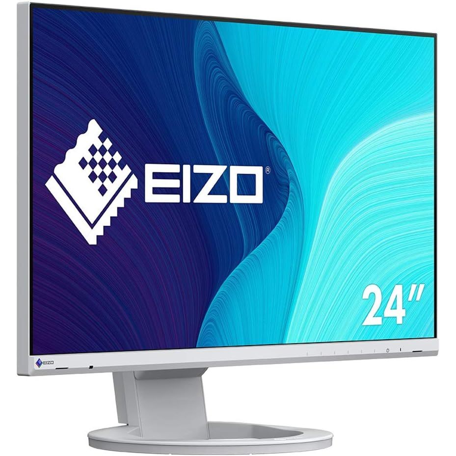 EIZO FlexScan EV2480-WT HDMI Monitor USB 3.1 Type C DisplayPort 5ms ...