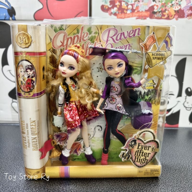 ตุ๊กตา Ever After High School Spirit Apple White & Raven Queen | Shopee ...