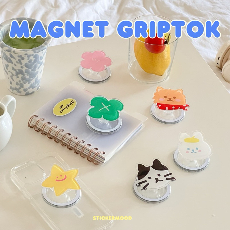 **ทักแชทขอโค้ด** Magnet Griptok กริ๊บต๊อกแม่เหล็ก (เคสที่ไม่มีวง ...