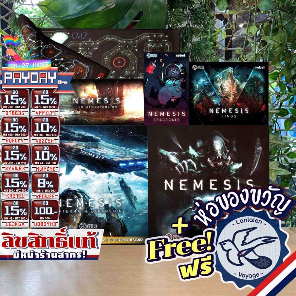[ของแท้][สินค้าขายดี] Nemesis/Terrain Pack/King Expansion/Playmat ...