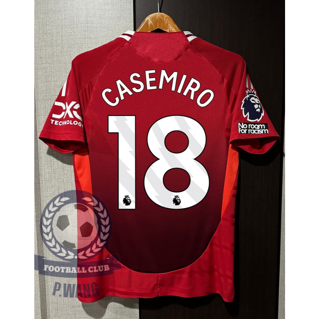 New !! เสื้อแมนยู Player เกรดนักเตะ Home ชุดเหย้า ปี 24/25 ฟลูออฟชั่น EPL ชื่อเบอร์นักเตะ-ครบทุก ...