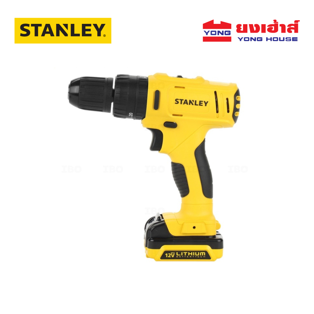 STANLEY สว่านไร้สาย รุ่น SCH121S2 12โวลต์ SCH121 SCH121S2-B1 สว่าน ...