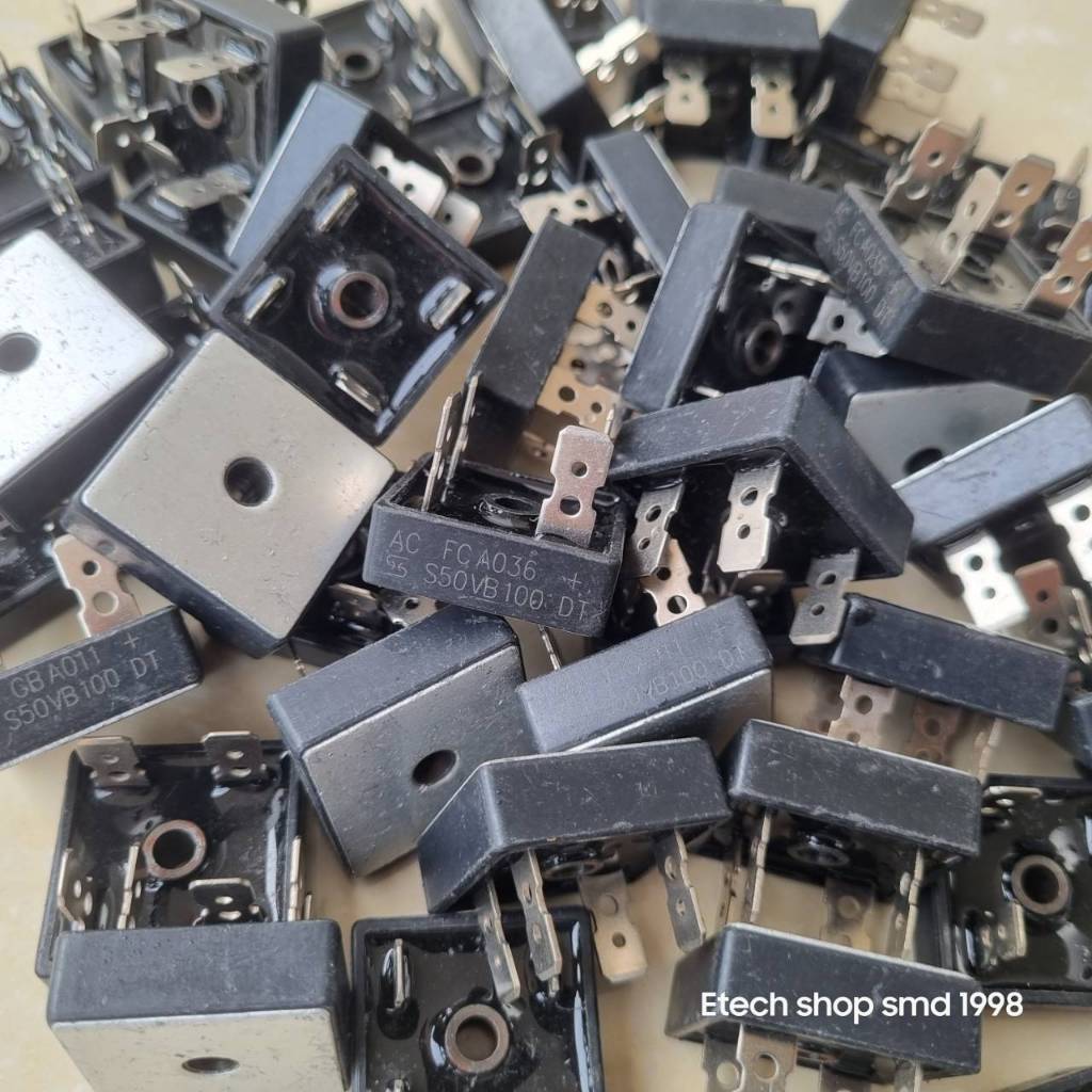 S50VB100(สินค้ามือสอง) Rectifier Bridge Stack 50A1000V ชิปขนาดใหญ่ ...