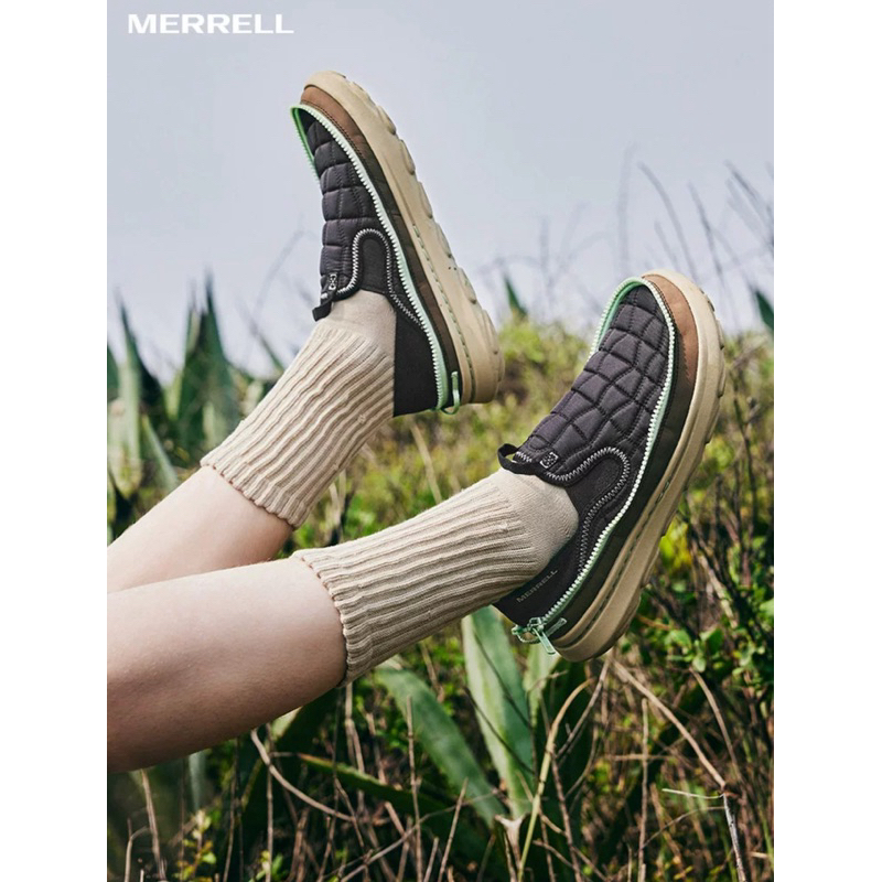 MERRELL HUT MOC 2 PACKABLE รองเท้าของแท้มือ1ไม่มีกล่อง | Shopee Thailand