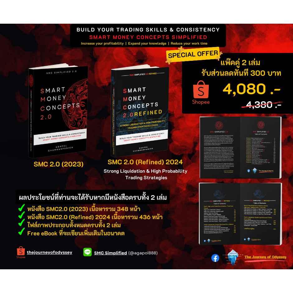 พร้อมส่ง/แพ๊คคู่ หนังสือ SMC2.0 (2023) + SMC2.0 (Refined) 2024 | Shopee Thailand