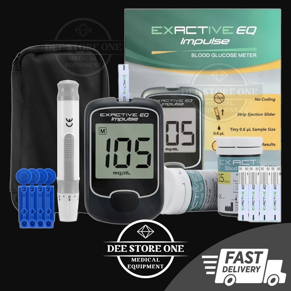 👉🏿เครื่องวัดระดับน้ำตาลในเลือด รุ่น EXACTIVE EQ ตรวจน้ำตาล ตรวจเบาหวาน ของแท้ รับประกัน 5 ปี ...