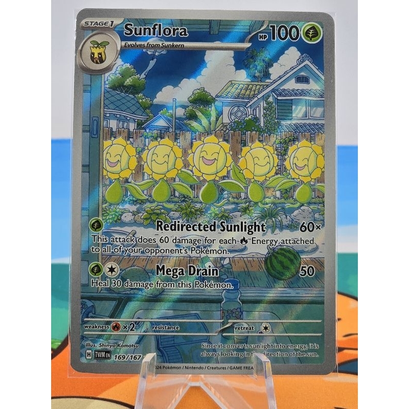 Pokemon Card "Sunflora AR 169/167" ENG Twilight Masquerade | Shopee ...