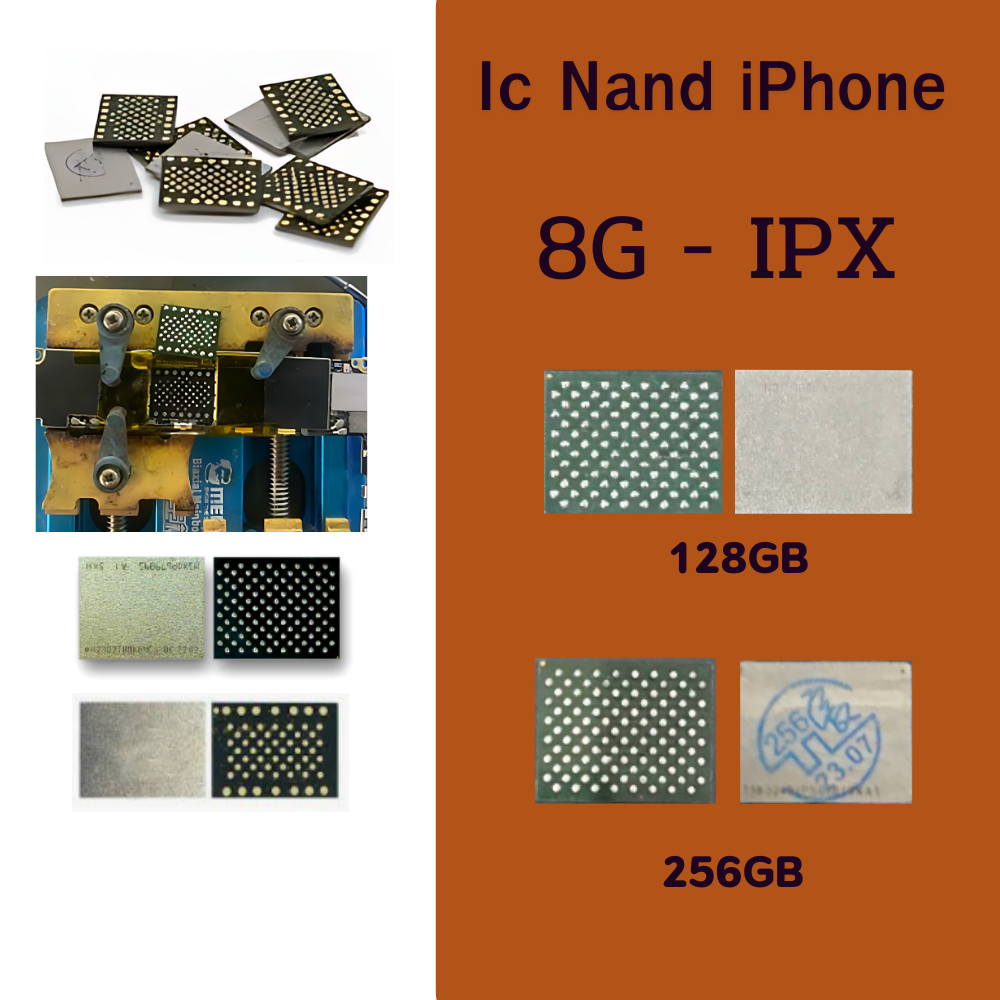 Ic Nand สำหรับ iPhone 8 ถึง iphone x สำหรับช่างซ่อม | Shopee Thailand