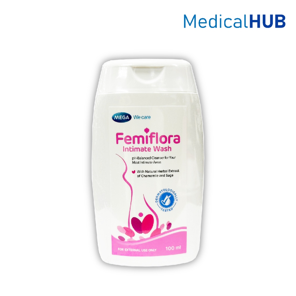 Mega Femiflora Intimate Wash ขนาด100 ml. ผลิตภัณฑ์ทำความสะอาดจุดซ่อนเร้น 22032 | Shopee Thailand
