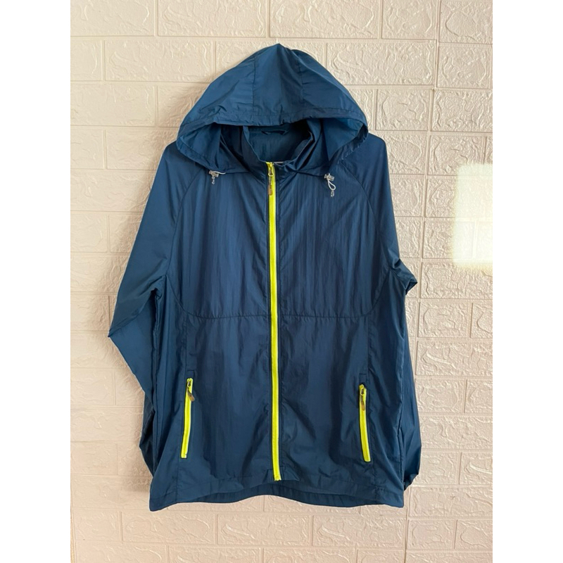 เสื้อคลุมผ้าร่มบางเบา สะท้อนหยดน้ำ flygagaสีเขียว | Shopee Thailand