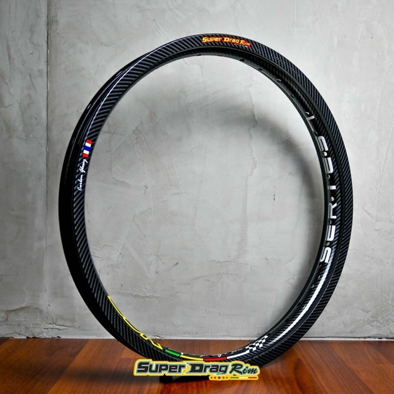 Super Drag Rim วงล้อ รุ่นคาร์บอน Carbon (คู่) แถมเสื้อรุ่นใหม่ | Shopee ...