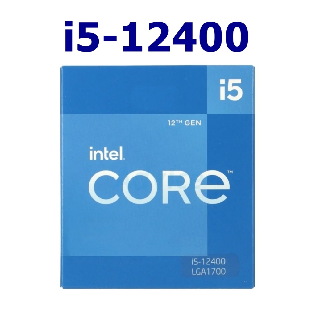 CPU (ซีพียู) INTEL CORE I5-12400 2.5 GHz (SOCKET LGA 1700) | Shopee ...