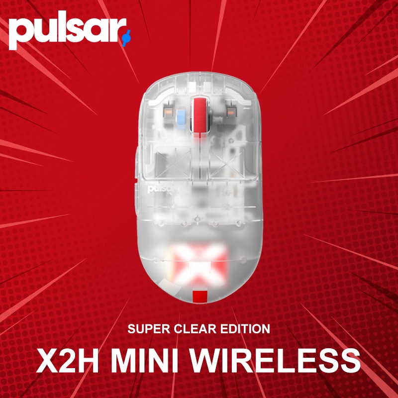เมาส์เกมมิ่งไร้สาย Pulsar X2H Mini Wireless Super Clear Edition ประกัน ...