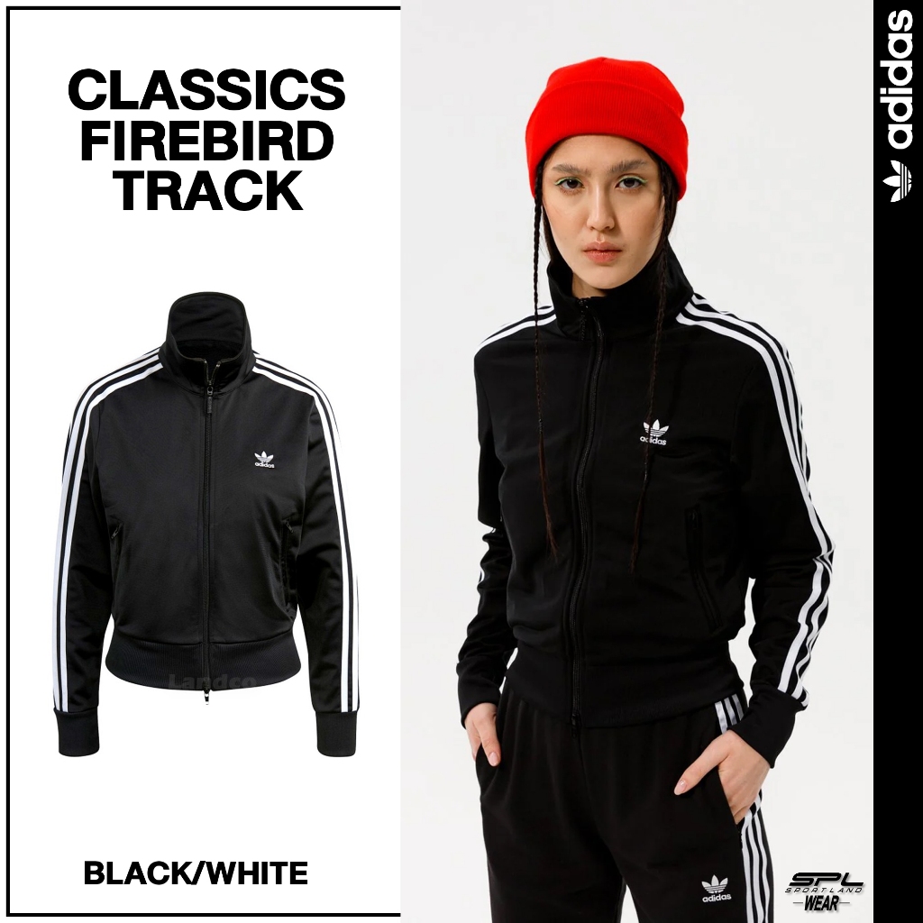 Adidas เสื้อแขนยาว เสื้อแจ็คเก็ต สำหรับผู้หญิง สีดำ OG W Track Jacket ...