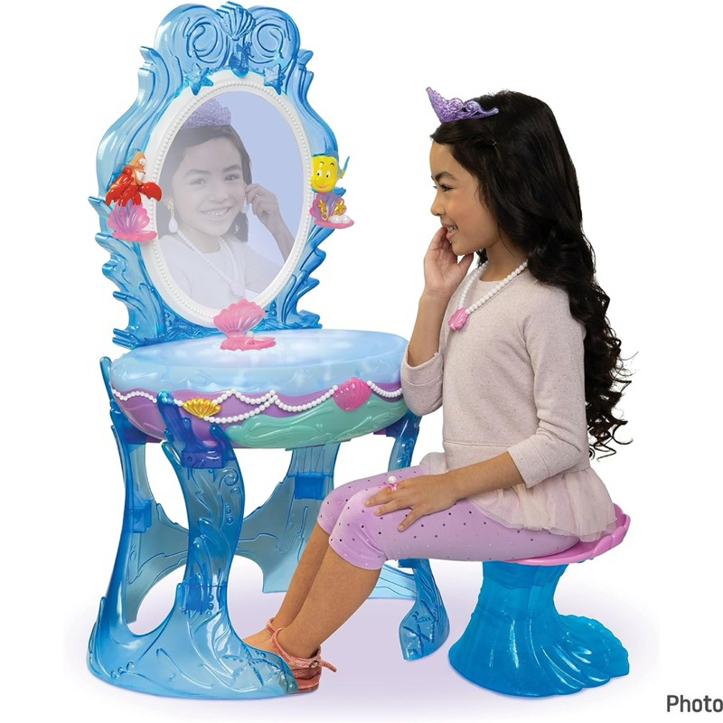 โต๊ะเครื่องแป้ง Disney Princess Ariel Vanity for Girls with Lights ...