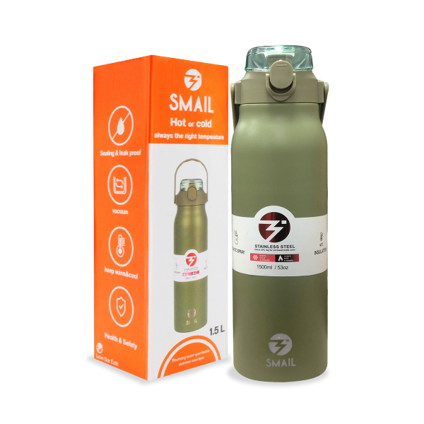 ขวดน้ำเก็บความเย็น 2000ml สเตนเลส316 กระติกน้ำสแตนเลส 2 ลิตร กระบอกน้ำเก็บอุณหภูมิ ความจุ 2ลิตร ...