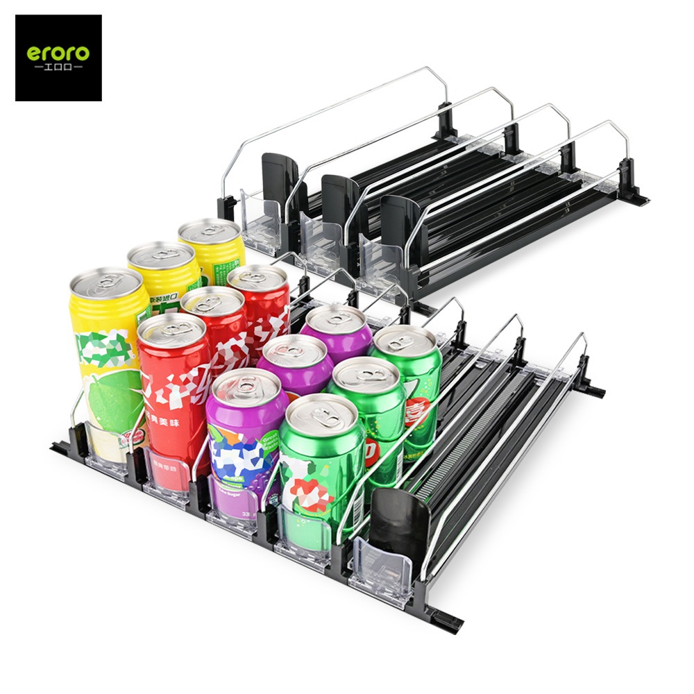 ERORO เครื่องจ่ายเครื่องดื่มอัตโนมัติ ที่จัดระเบียบตู้เย็น ปรับความ ...