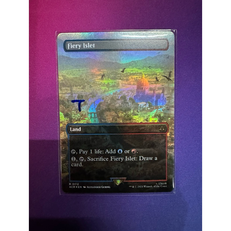 MTG Universes Beyond: Assassin's Creed Variants Foil: Fiery Islet (0112 ...