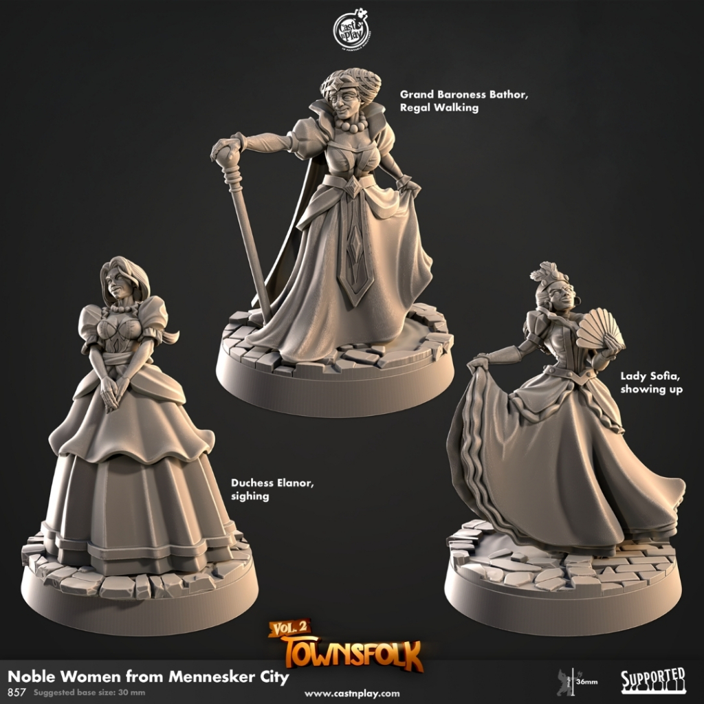 Noble Women from Mennesker City - Townsfolk Mennesker City - Humanoid ...