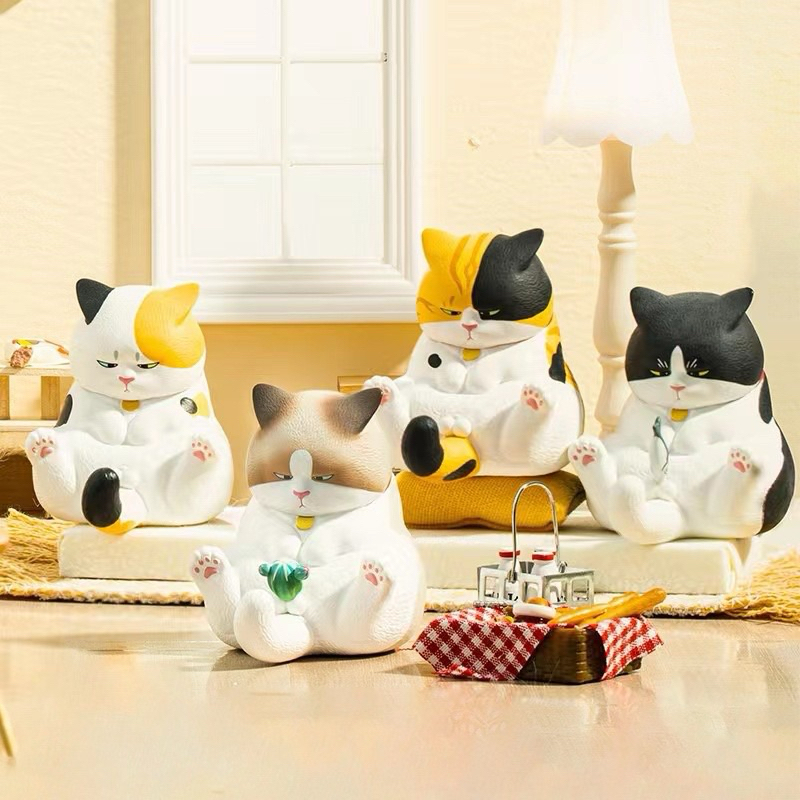 [พร้อมส่ง] โมเดลแมวนั่งโชว์ไข่ CJOY CAT งานลิขสิทธิ์ของ แท้ แบบกล่อง ...
