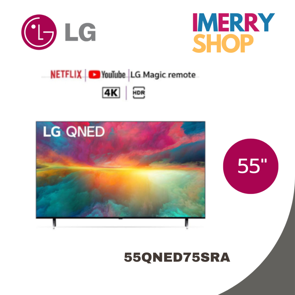 LG QNED 4K Smart TV ขนาด 55 นิ้ว รุ่น 55QNED75SRA | Shopee Thailand