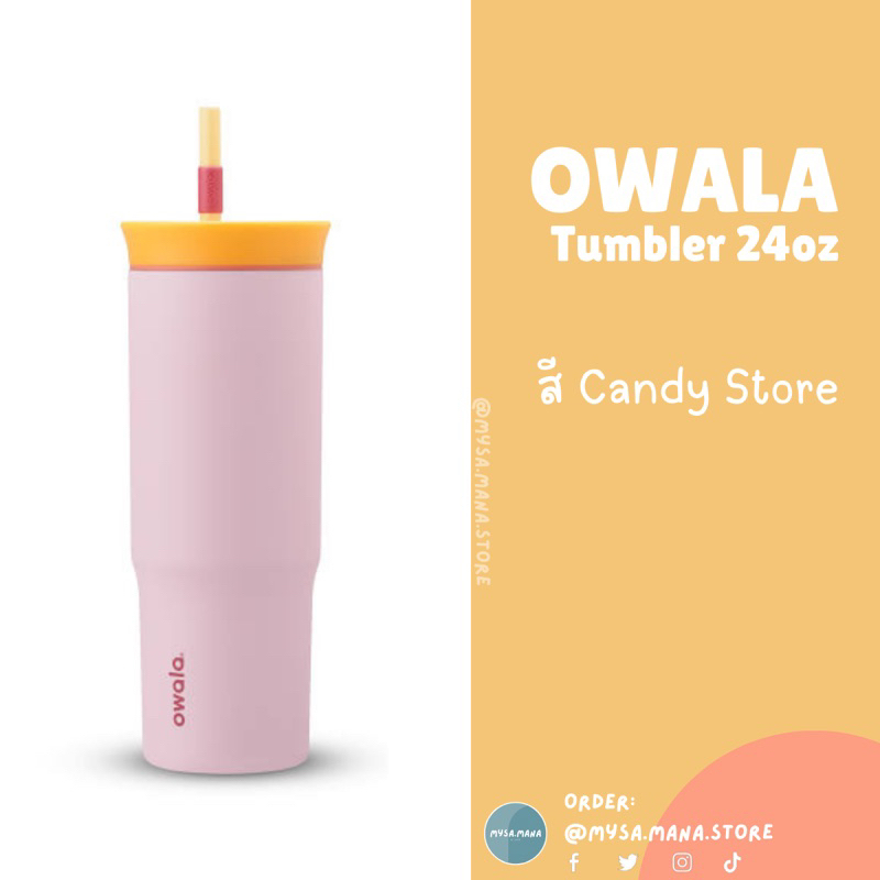 (Preorder) Owala Tumbler 24oz, 40oz แก้วน้ำเก็บความเย็น 🇺🇸 | Shopee ...