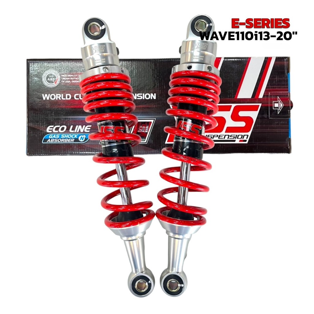 โช้คหลัง(YSS) E-SERIES L.30 WAVE 110i,125i'13-20 สีดำ/แดง รหัสสินค้า RE302-300T-40-85 | Shopee ...