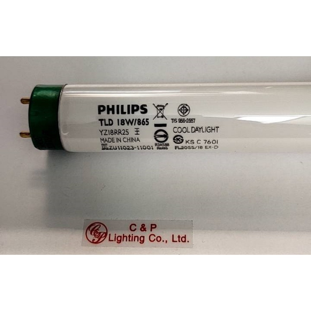 PHILIPS TL-D T8 18W/865 DAYLIGHT | Shopee Thailand