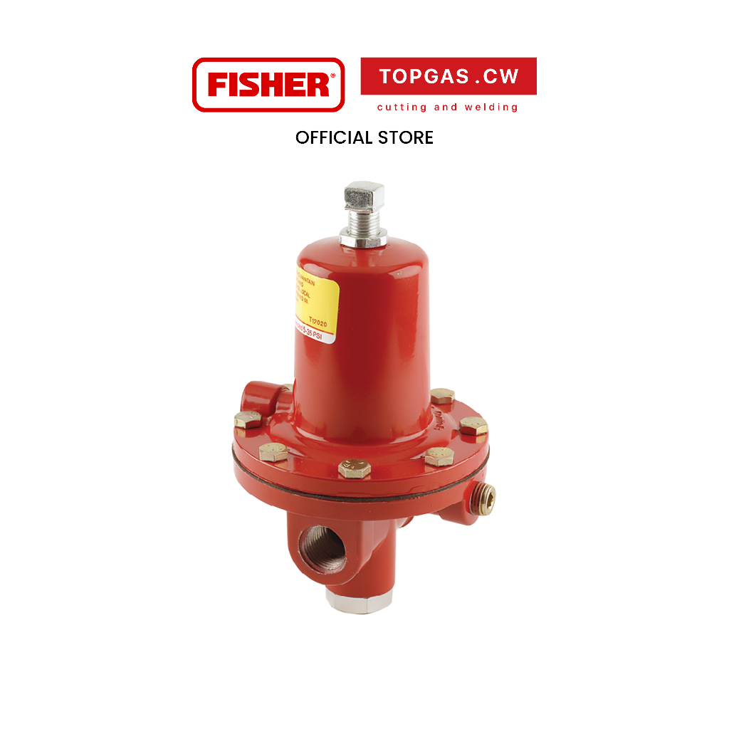 หัวปรับแรงดันสูง First stage pressure regulator FISHER รุ่น 64 topgascw ...