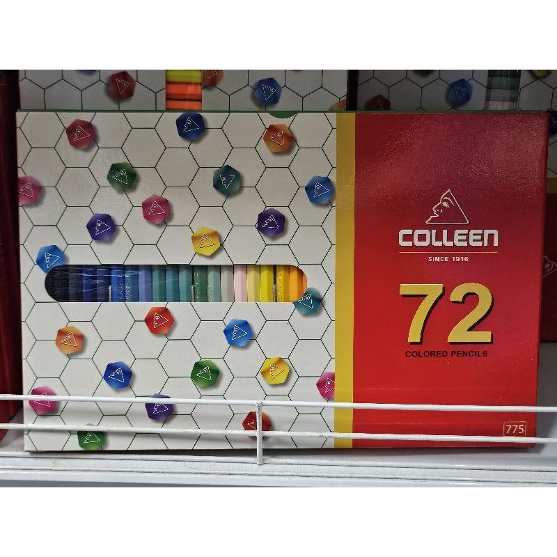 สีไม้ สีไม้คอลีน ดินสอสี Colleen 72สี สีสดระบายง่าย(1สีต่อแท่ง) สีคอลีน ...