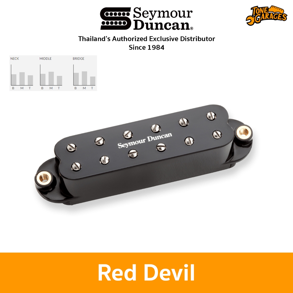 Seymour Duncan Red Devil Billy Gibbons' Strat Pickups ปิ๊กอัพ กีต้าร์ ...