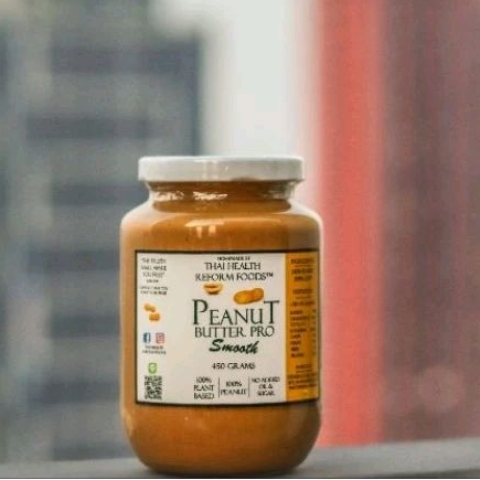 Peanut Butter Pro 450g (unsweetened) 100%| เนยถั่วลิสง 450 กรัม ( รสจืด) | Shopee Thailand