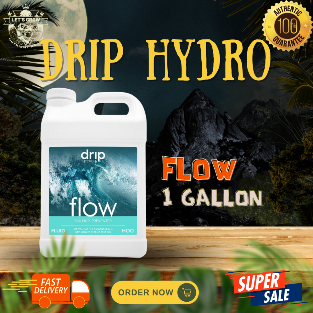 Drip Hydro Flow ขนาด 1กล ถูกออกแบบมาให้เป็นวิธีที่สะอาด เรียบง่าย และมีประสิทธิภาพสำหรับการรักษา ...