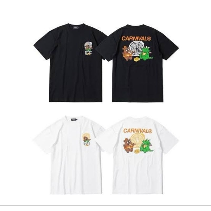 เสื้อยืด carnival x barbgon Bar b q plaza บาร์บีกอน BBQ | Shopee Thailand