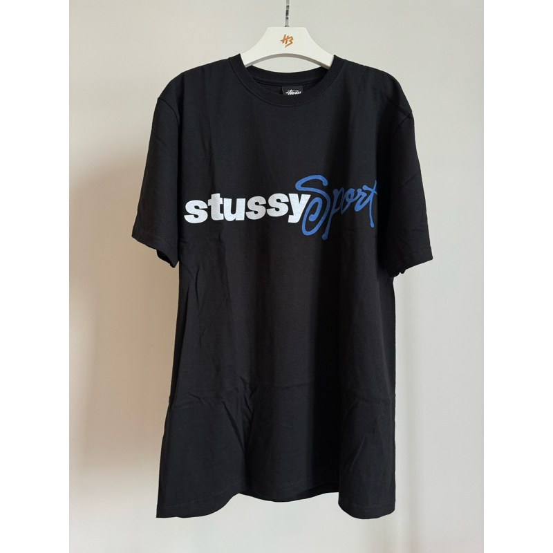 [ของแท้] STÜSSY SPORT SCRIPT TEE BLACK | Shopee Thailand